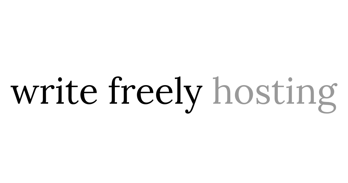 WriteFreely.host